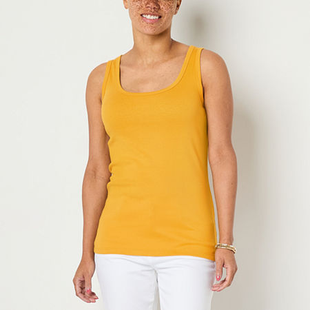Click here for St. Johns Bay Womens Scoop Neck Sleeveless Tank To... prices