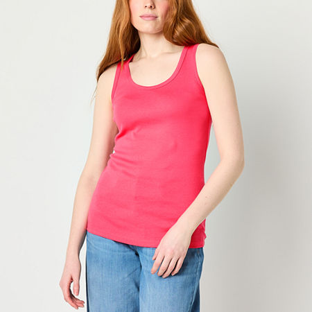 Click here for St. Johns Bay Womens Scoop Neck Sleeveless Tank To... prices