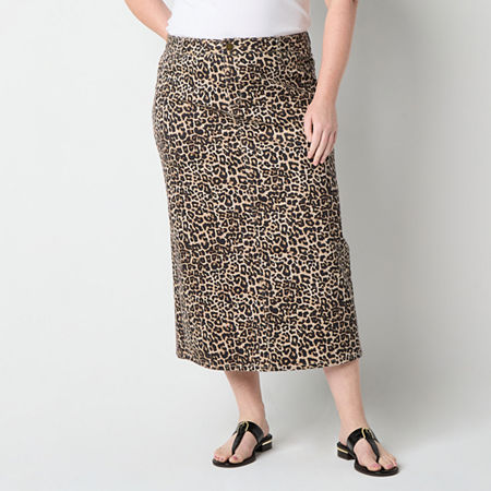 Click here for Liz Claiborne Womens Mid Rise Denim Skirt Plus  22... prices