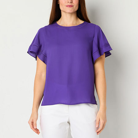 Click here for Liz Claiborne Womens Plus Round Neck Short Sleeve... prices