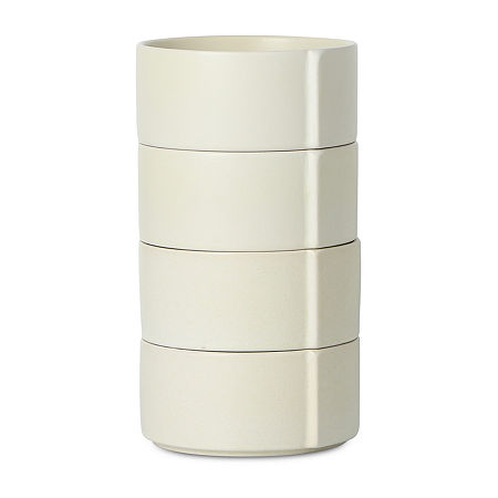 Stone Lain Bao Cereal Bowls  Set of 4 - Beige