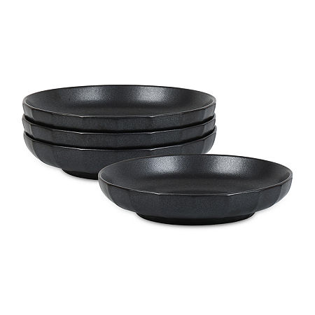 Stone Lain Rio Pasta Bowls  Set of 4 - Black