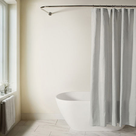 Click here for Casual Comfort Linen-Look Solid Shower Curtain  On... prices