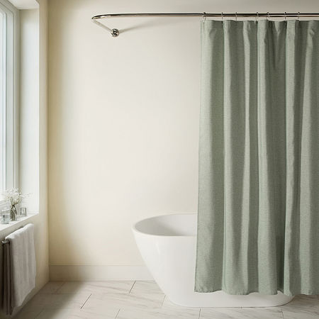 Click here for Casual Comfort Linen-Look Solid Shower Curtain  On... prices