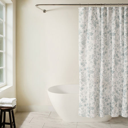 Click here for Casual Comfort Cotton Blend Floral Shower Curtain... prices