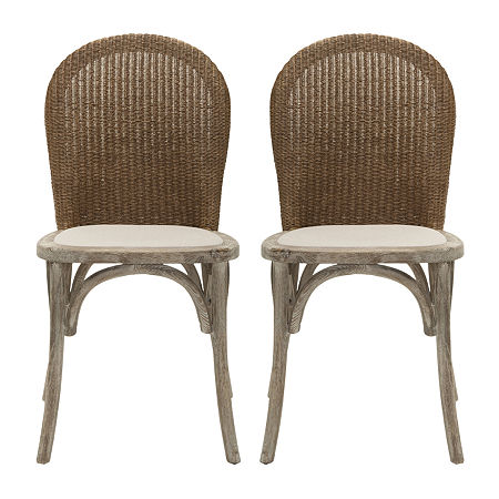 Jaynus Set of 2 Dining Chairs - Taupe