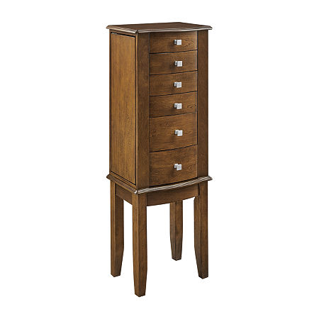 Click here for Powell Company Marlette Walnut Jewelry Armoire  On... prices