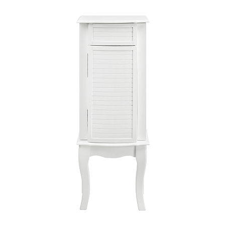 Click here for Powell Company Whitney White Jewelry Armoire  One... prices