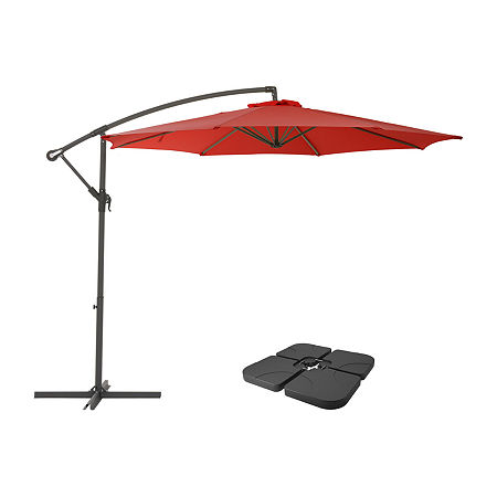 Click here for 9.5-Foot UV Resistant Offset Patio Umbrella with B... prices