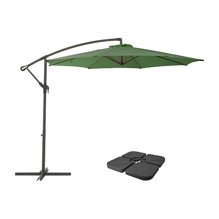 Click here for 9.5-Foot UV Resistant Offset Patio Umbrella with B... prices