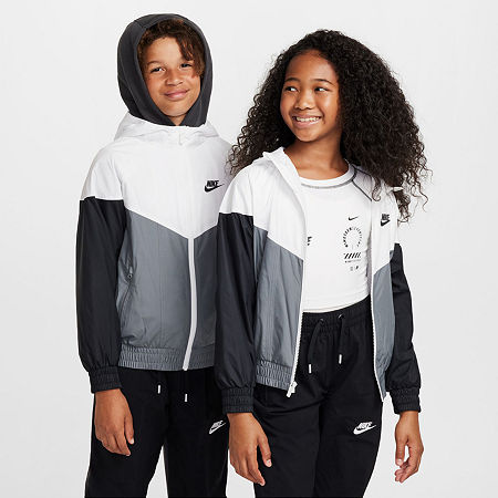 Click here for Nike Sportswear Kids 7-20 Windrunner Jacket - Whit... prices