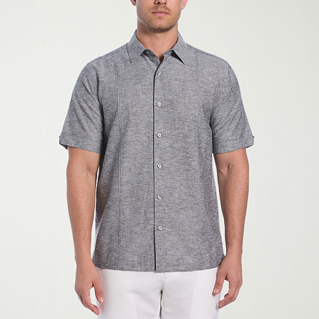 Click here for Cubavera Mens Classic-Fit Linen Blend Short Sleeve... prices