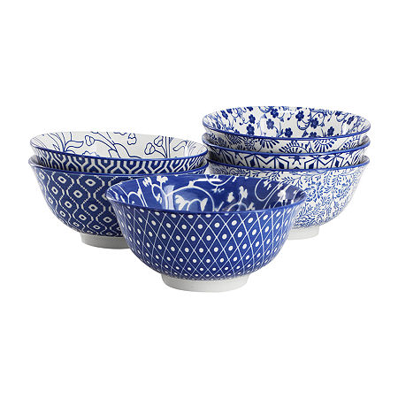 Click here for Elama Moxy 6 Piece Porcelain Salad Bowl  One Size... prices