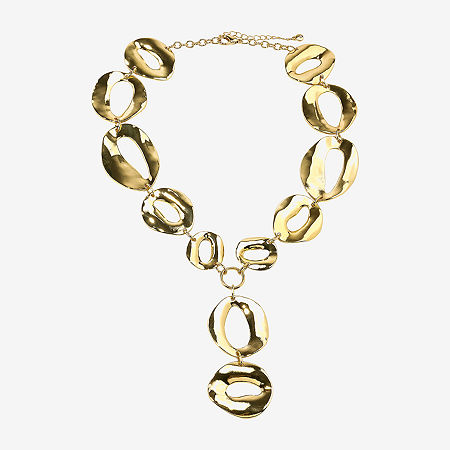 Click here for Bold Elements Gold Tone Womens 18 Inch Statement N... prices