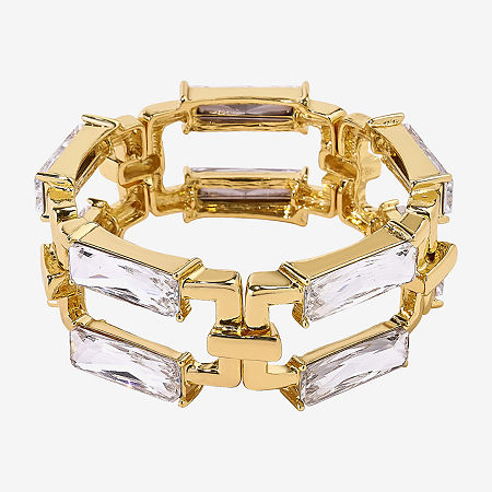 Click here for Bold Elements Gold Tone Womens Stretch Bracelet  O... prices
