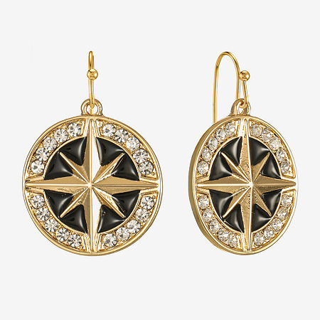Click here for Liz Claiborne Gold Tone Nautical Compass Womens Gl... prices