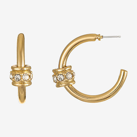 Click here for Monet Jewelry Gold Tone Womens Glass 18mm Hypoalle... prices