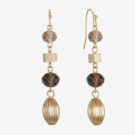 Click here for Liz Claiborne Gold Tone Womens Round Drop Earrings... prices