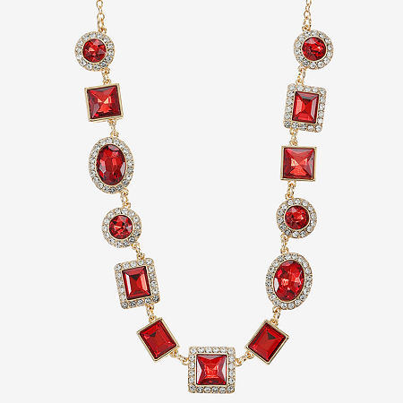 Click here for Monet Jewelry Halo Womens 17 Inch Collar Necklace... prices