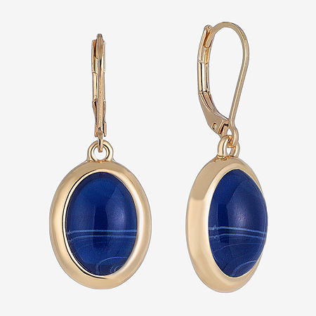 Click here for Monet Jewelry Gold Tone Womens Oval Drop Earrings... prices