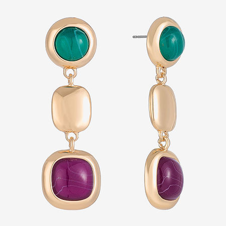 Click here for Monet Jewelry Gold Tone Womens Multi Color Round C... prices