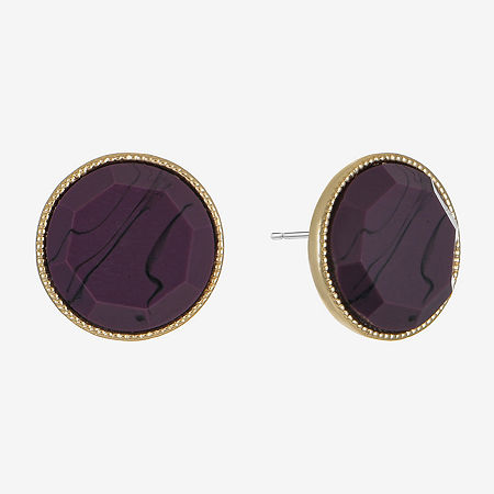 Click here for Liz Claiborne Button 18mm Circle Stud Earrings  On... prices
