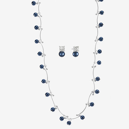 Click here for Monet Jewelry Timeless Collar Necklace And Stud Ea... prices