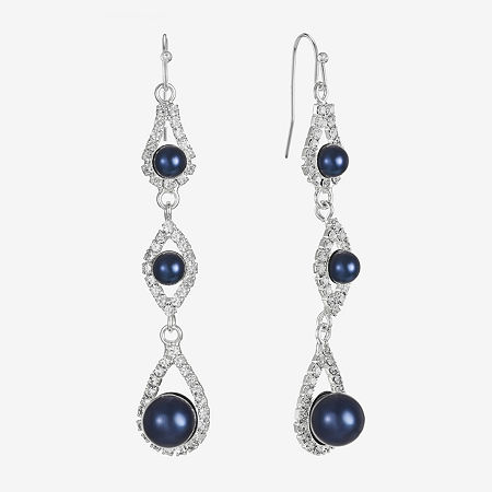 Click here for Monet Jewelry Timeless Linear Womens Simulated Pea... prices