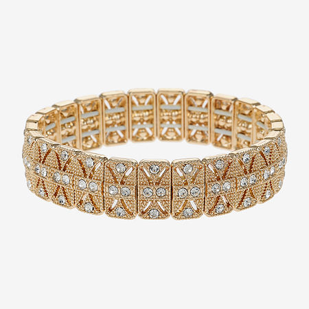 Click here for Monet Jewelry Timeless Gold Tone Womens Glass Stre... prices