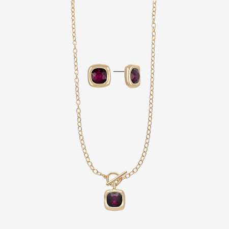 Click here for Liz Claiborne Pendant Toggle Necklace & Stud Earri... prices