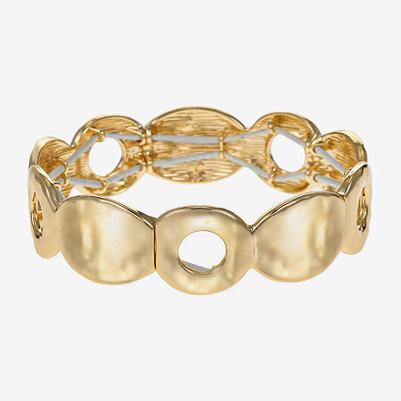 Click here for Liz Claiborne Hammered Disc Womens Stretch Bracele... prices