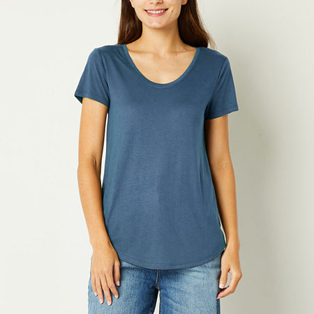 Click here for a.n.a Womens Scoop Neck Short Sleeve Tall T-Shirt... prices