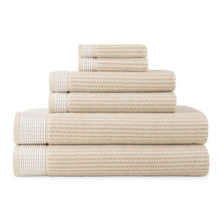 Click here for Linden Street Textured Bath Towel  One Size  Beige prices