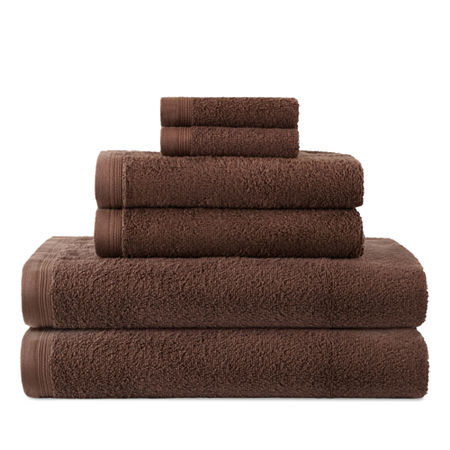 Click here for Home Expressions Solid & Stripe Bath Towel  One Si... prices