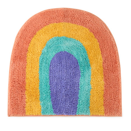 Click here for INK+IVY Kids Rainbow Bath Rug  One Size  White prices