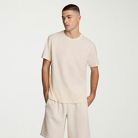 Click here for Champion Mens Cotton Jersey T-Shirt - Unbleached C... prices