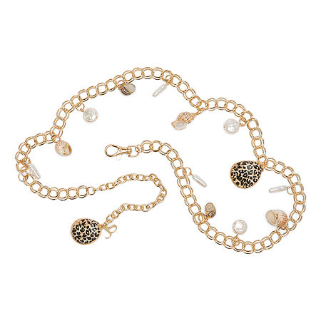 Click here for JS Jessica Simpson Shell Charm Chain Womens Belt... prices