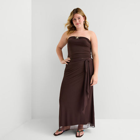 Click here for Forever 21 Womens Juniors Plus Maxi Skirt  2x  Bro... prices