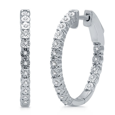 Click here for Womens 1/10 CT. T.W. Natural White Diamond Sterlin... prices