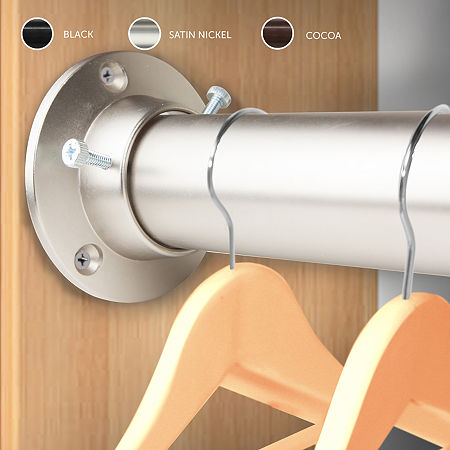 Click here for Rod Desyne Closet 1 1/2 IN Adjustable Curtain Rod... prices