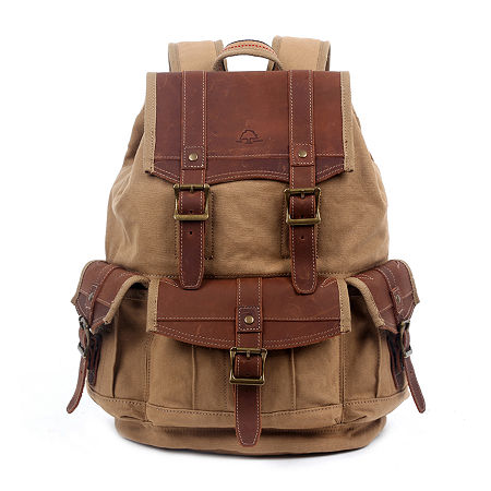 TSD Brand Turtle Ridge Laptop Backpack  One Size  Brown