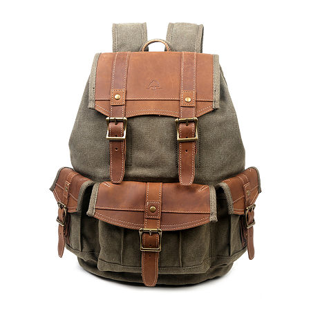 TSD Brand Turtle Ridge Laptop Backpack  One Size  Green