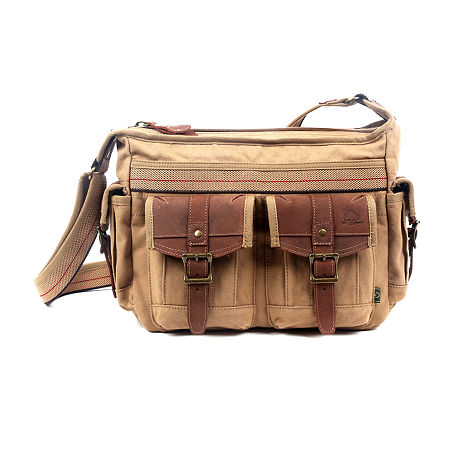 TSD Brand Turtle Ridge Mail Messenger Bag  One Size  Brown
