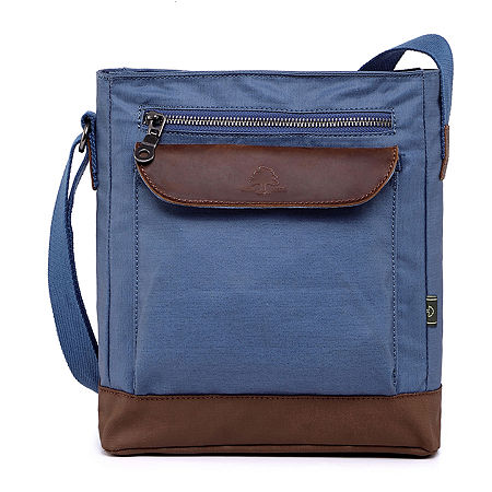 Tsd Brand Urban Light Canvas Crossbody Handbag - Denim Blue