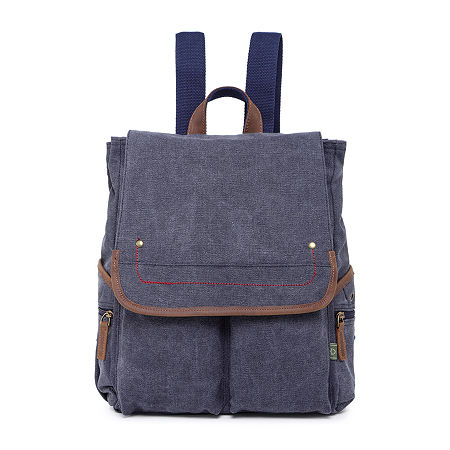Click here for Tsd Brand Atona Canvas Backpack - Navy prices