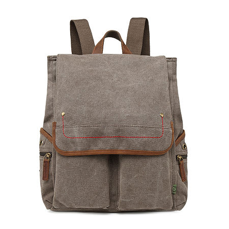 Click here for Tsd Brand Atona Canvas Backpack - Olive prices