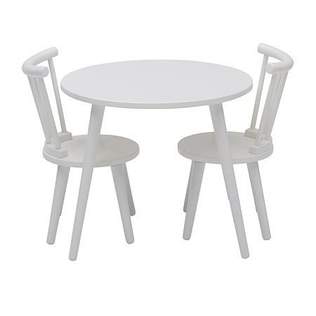Click here for 3-pc. Table & Chair Set  One Size  White prices