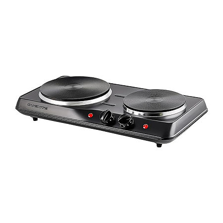 Click here for Ovente Cast Iron Double Electric Burner  One Size... prices