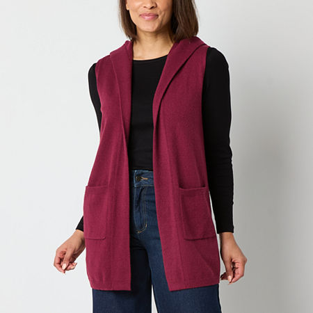 Click here for Liz Claiborne Knit Hooded Womens Sleeveless Vest... prices