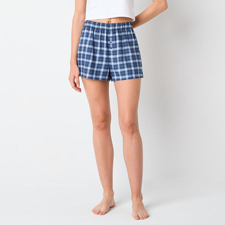Click here for Arizona Body Womens Flannel Juniors Pajama Shorts... prices